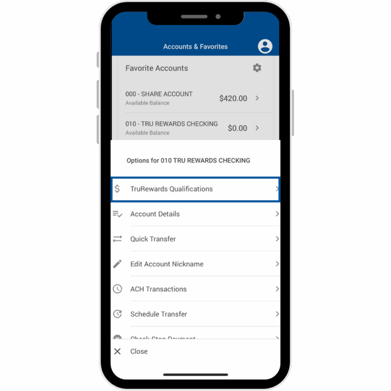 TruRewards Checking - TruNorth Federal Credit Union