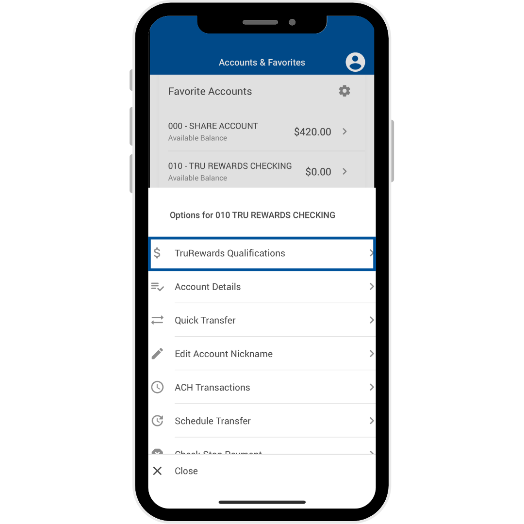 TruRewards Checking - TruNorth Federal Credit Union
